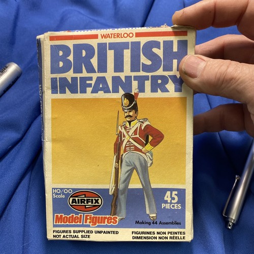 Vintage 1972 Airfix Set 01745 Waterloo British Infantry HO/00 Plastic ...