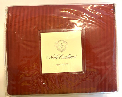 Noble Excellence Melani King Duvet Cardinal Red 100% Egyptian Cotton ...