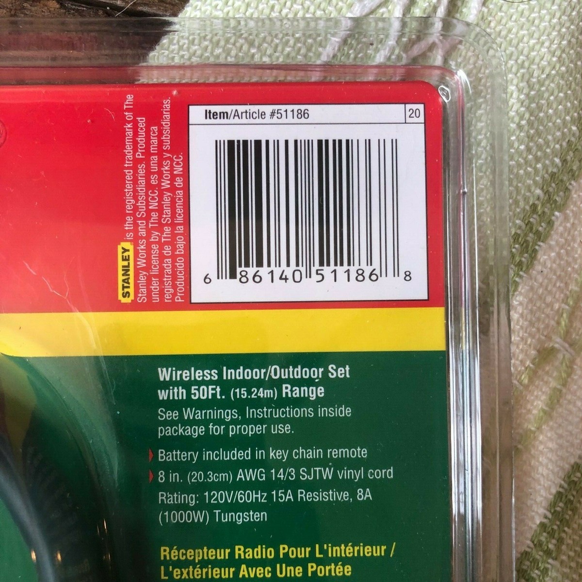 Stanley Outdoor Remote Control