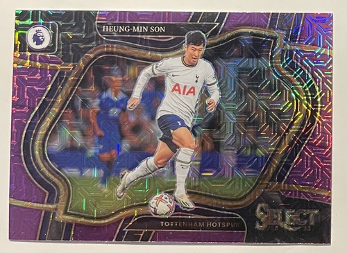 2022-23 Panini Select EPL Purple Mojo Prizm Field Level Heung-Min Son Tottenham | eBay