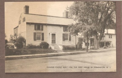 VINTAGE POSTCARD UNUSED FLEMINGTON CASTLE NEW JERSEY | eBay