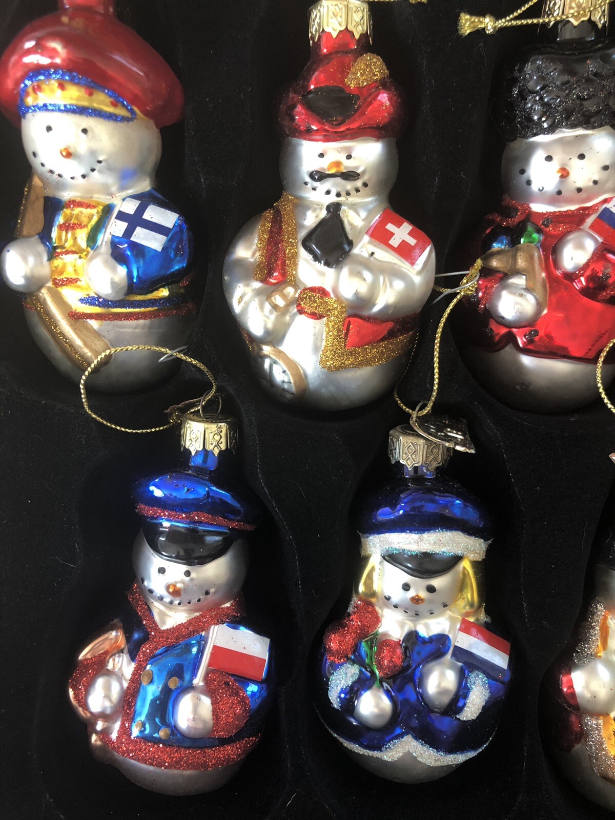 Thomas Pacconi Classic 2003 International Snowmen 17 Glass Christmas ...