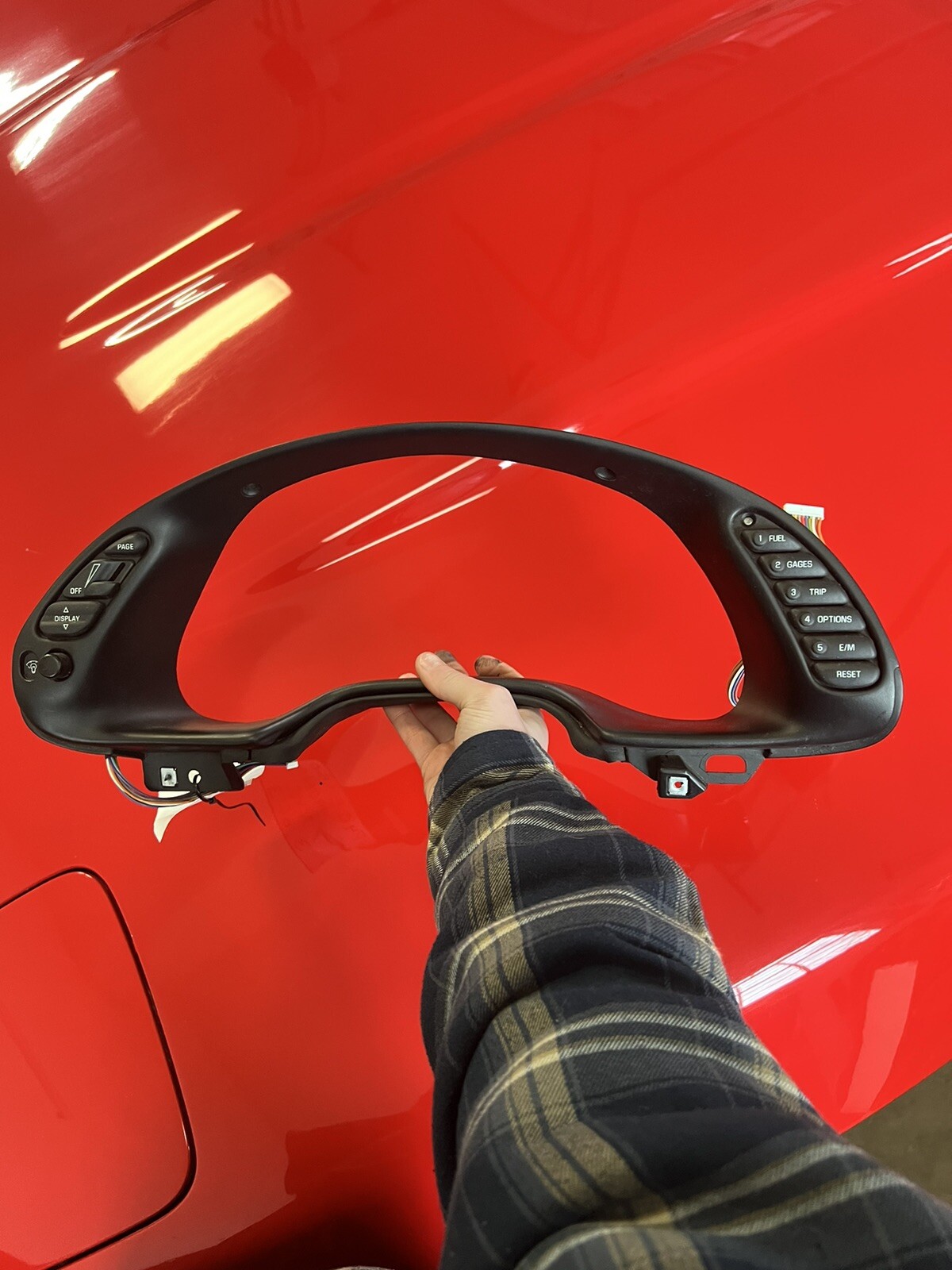 97-04 Corvette C5 Gauge Instrument Cluster Speedometer Gauge Bezel | eBay