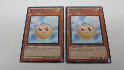 2x HANEWATA BLUE / PURPLE UNLIMITED EDITION DL11-EN011 RARE YUGIOH MP ...