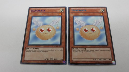2x HANEWATA BLUE / PURPLE UNLIMITED EDITION DL11-EN011 RARE YUGIOH MP ...