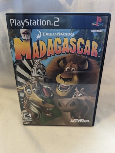 Madagascar 2006 Dreamworks PlayStation 2 PS2 Game Works Tested Complete ...