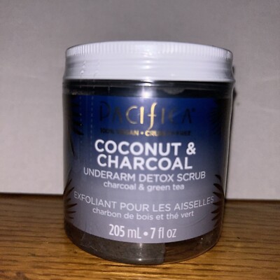 Pacifica Beauty, Coconut and Charcoal Underarm Detox Body Scrub 7 oz ...