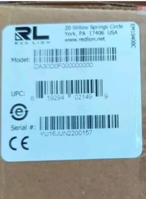 Red Lion DA30D0F000000000 Protocol Converter DA30 Modbus Bacnet BAS ...