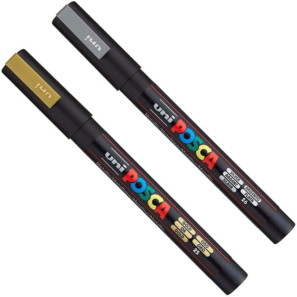 Uni posca Paint Marker Pen Extra Fine Point, Fine Point, Medium point ...