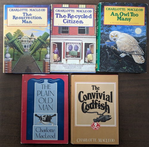 Lot of 5 Charlotte MacLeod Mysteries Hardcover Vintage | eBay