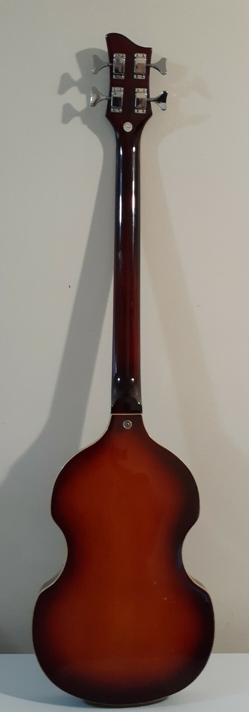 JAY TURSER JTB-2B Iconic Violin Shaped Bass Semi Hollow Vintage ...