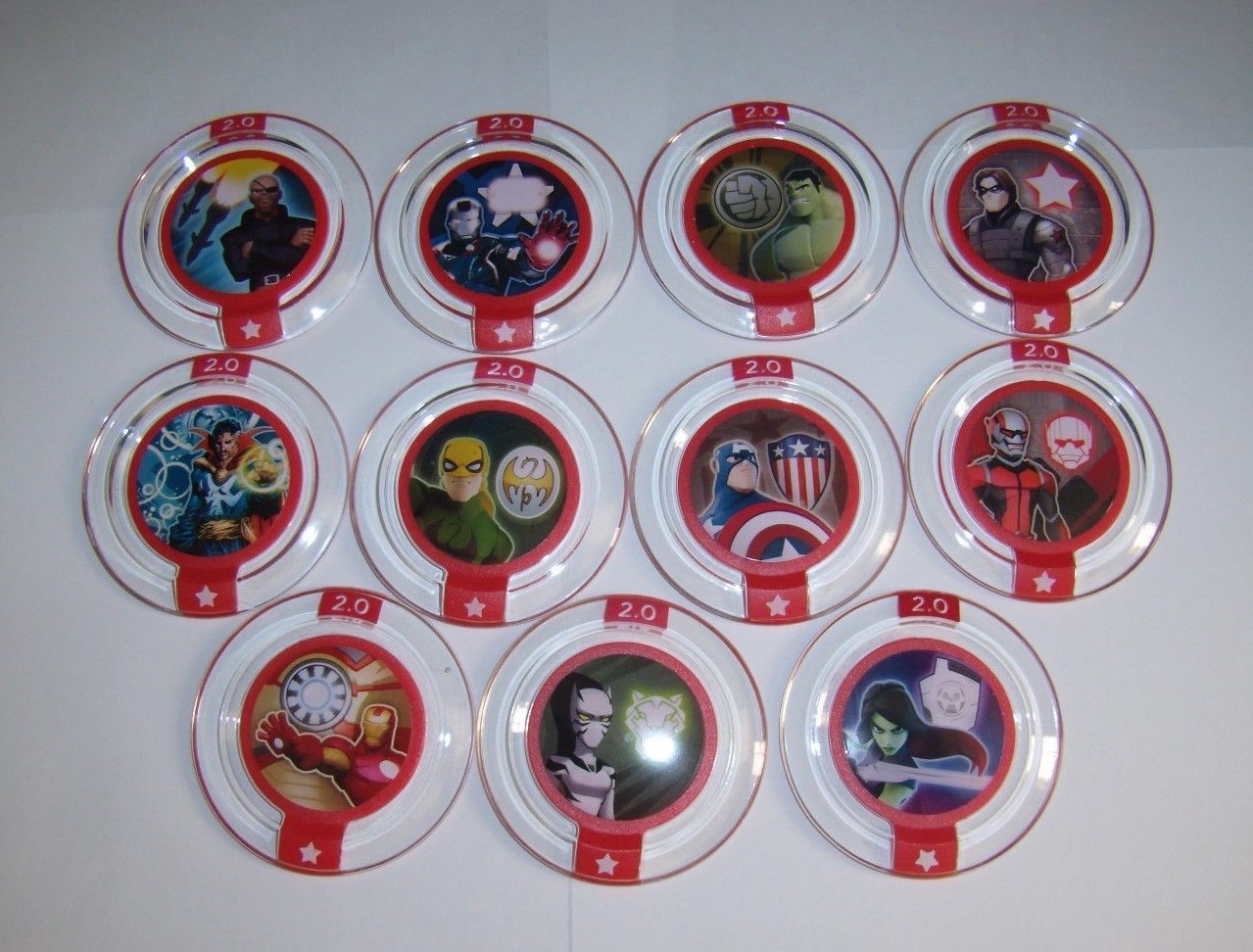 DISNEY INFINITY 2.0 Marvel Heroes Power Disc Lot Pick 10 Discs to ...