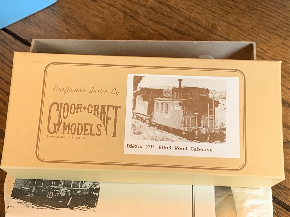 Gloor Craft Hon3 394 D&RG 29’ Wood Sheathed Caboose | eBay
