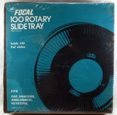 NEW VINTAGE 100 Focal Brand Rotary Slide Tray (Carousel) 2"x2" Slides ...