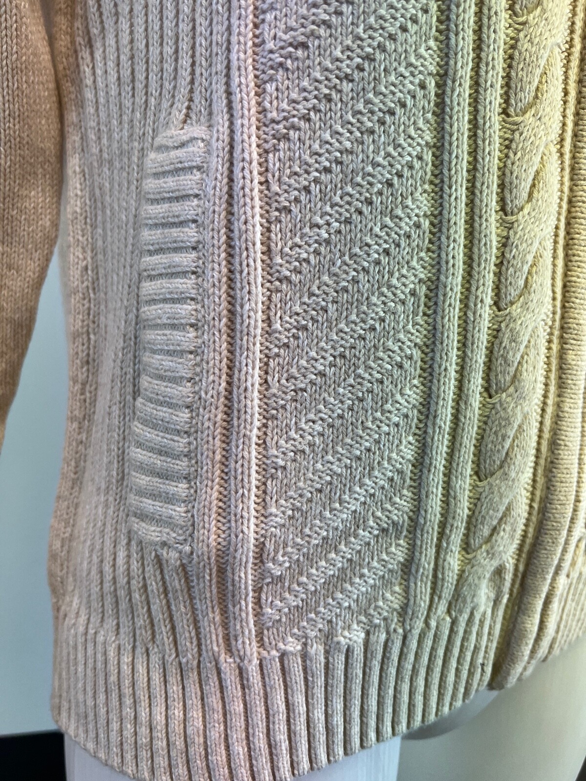 Ladies Ex Isle Essentials Cable Knit Cardigan Size 10-12 14-16 18-20 22 ...