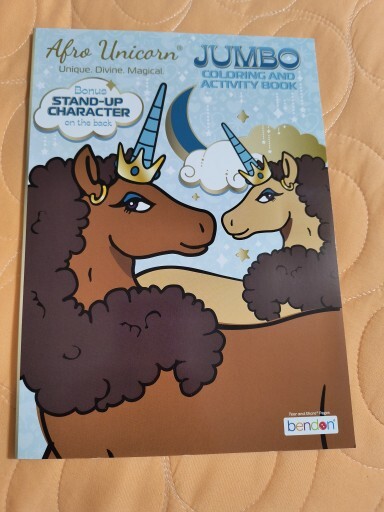 Afro Unicorn Unique Divine Magical Jumbo Coloring and Activity Book ...