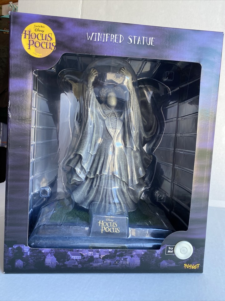 NEW Hocus Pocus Disney's Winifred Sanderson Statue Halloween Light Up ...