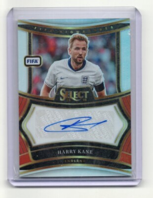 2024-25 Select FIFA Soccer Harry Kane SILVER PRIZM SIGNATURE AUTO ...