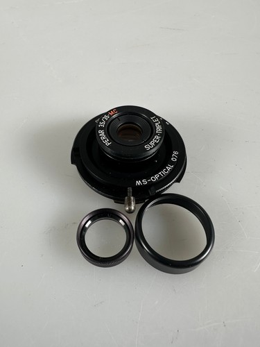 MS Optics 35mm f3.5 Perar R MC Lens Black super triplet Leica M | eBay