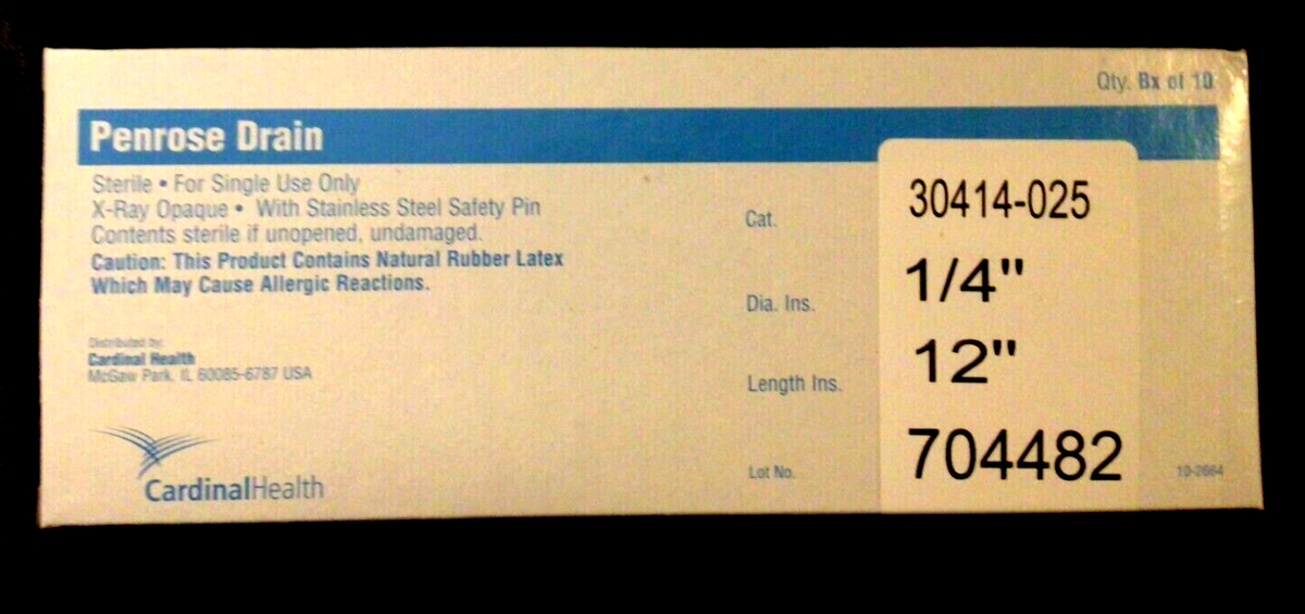 Penrose Drain X Ray