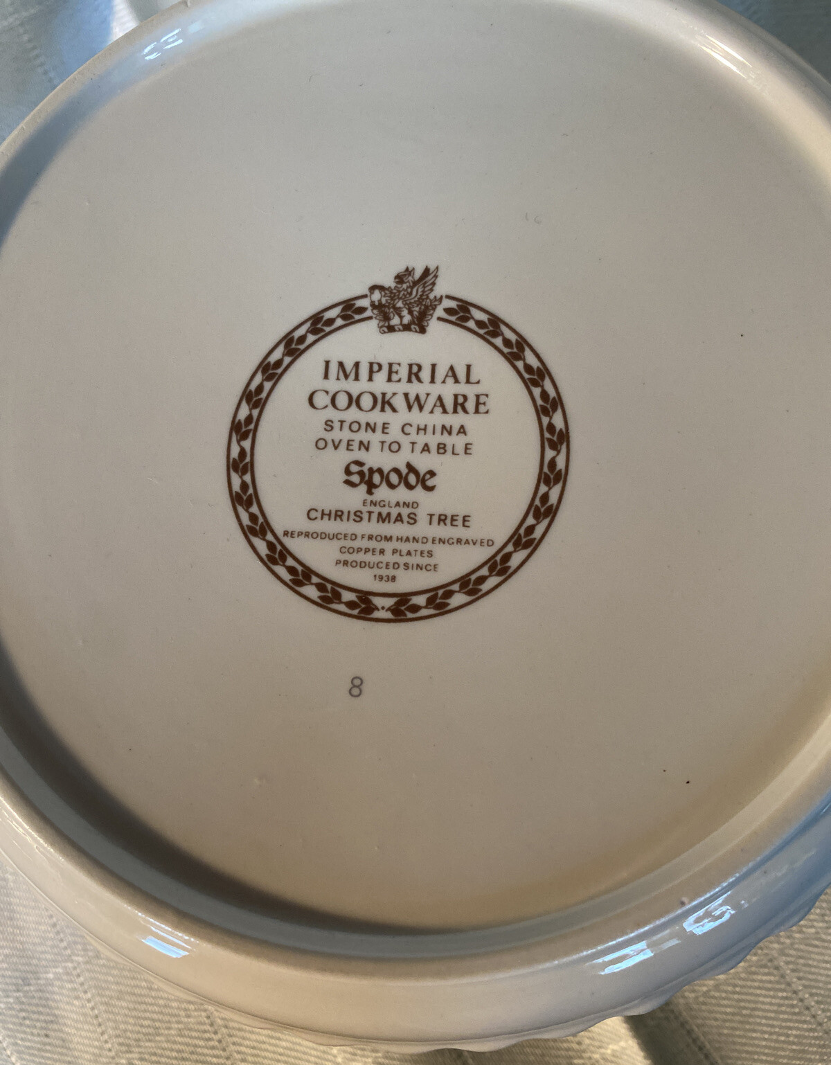 Spode Christmas Tree * 7" SOUFFLE DISH * England, Oven To Table, MINT ...