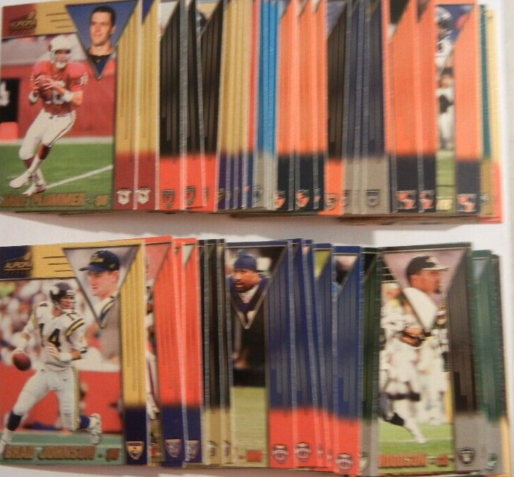 1998 PACIFIC AURORA FOOTBALL CARDS SINGLES "U PICK" #2-198 EX-NMT FREE ...