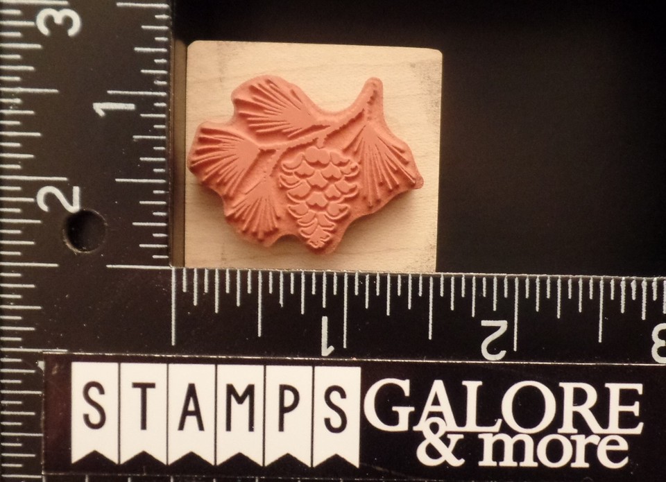 PSX Rubber Stamps C-286 WINTER CHRISTMAS PINE CONE TREE BRANCH #1839 | eBay