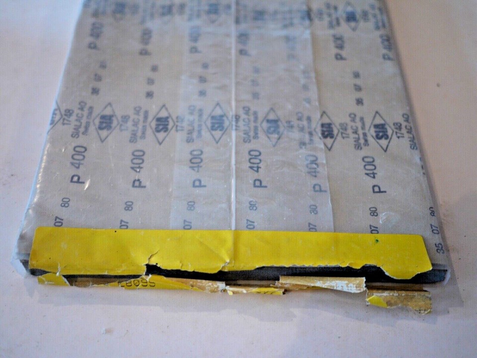 SABDPAPER - SIA SIALAC AO ABRASIVE 9" x 11" P400 grit. 100 +- sheets | eBay