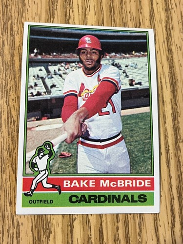 1976 Topps Bake McBride St. Louis Cardinals #135 - C2 | eBay