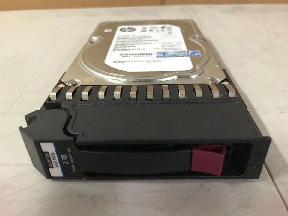 HP P2000 2TB 6G SAS 7.2K LFF 3.5" DUAL PORT MSA HARD DISK 658427-002 ...