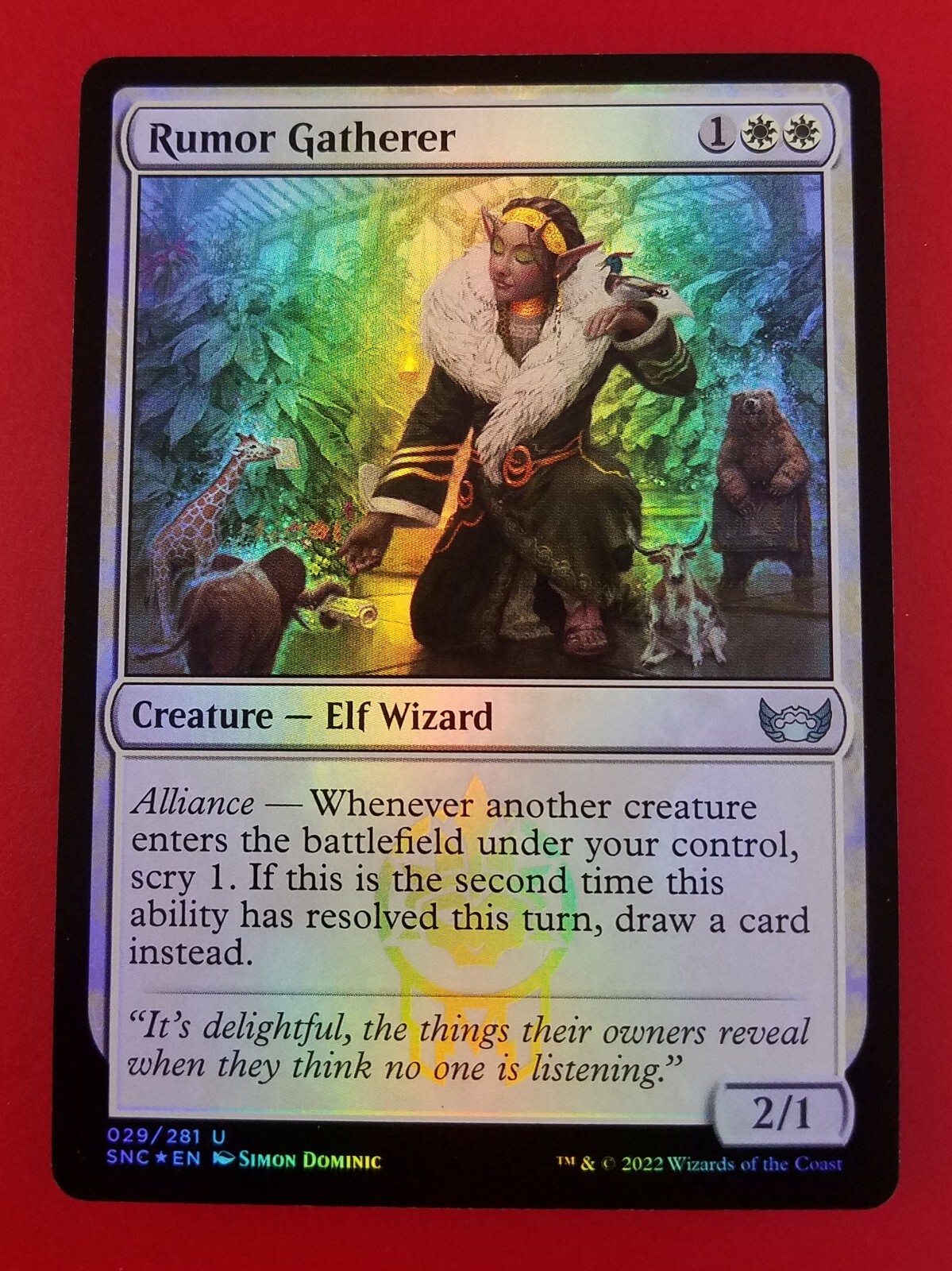 1x Rumor Gatherer | FOIL | Streets of New Capenna | MTG Magic Cards | eBay