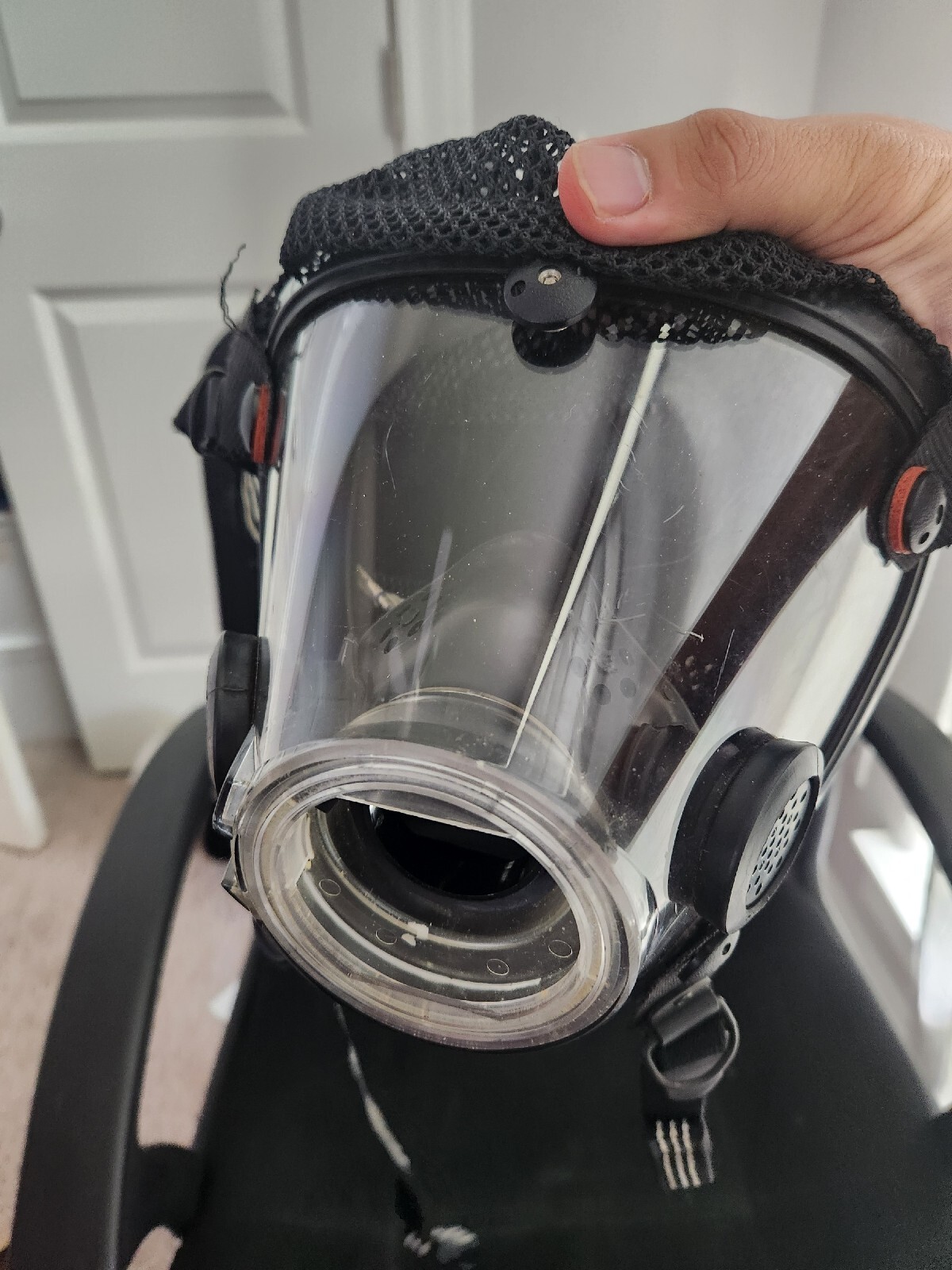 SCOTT Firefighter Turnout SCBA Air Mask 10011307 Size M Medium 10063 ...