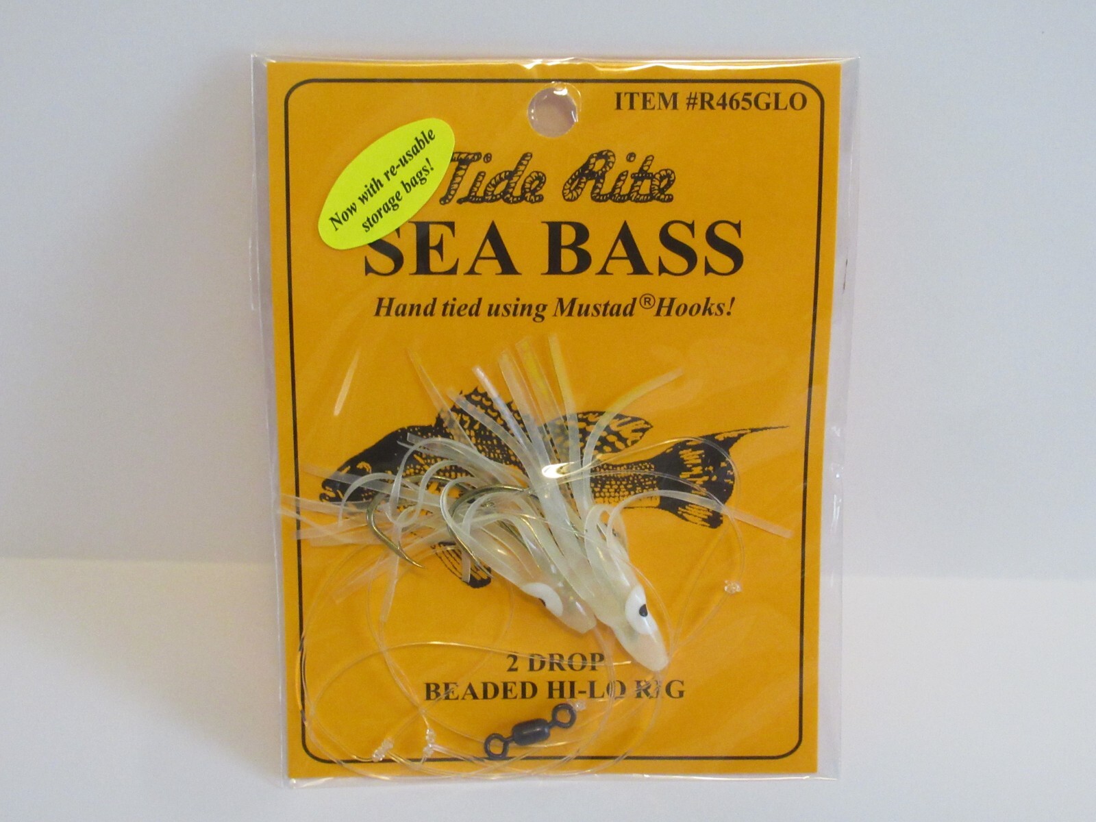 BLACK SEA BASS SKIRTED RIG 2 DROP HI-LO TIDE RITE RIGS SALTWATER ...