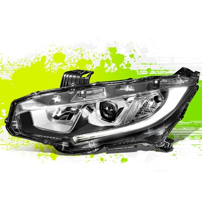 {33150TBAA01} OE Style LED Driver Left Projector Headlight for Honda ...