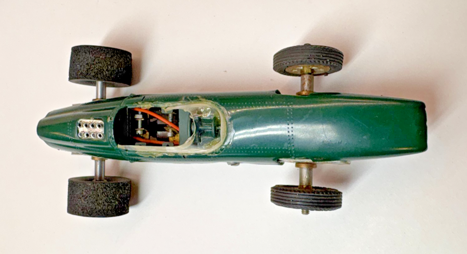 Vintage 1/24 Cox BRM F1 Slot Car body with custom chassis | eBay