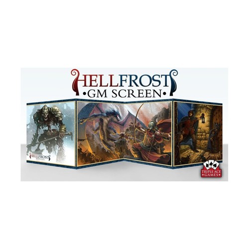 Triple Ace Fantasy RPG Hellfrost GM Screen & Journeys Bag SW (New) | eBay