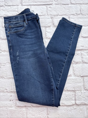 EUC Nicole Miller New York SOHO High Rise Skinny Dark Wash Stretch ...