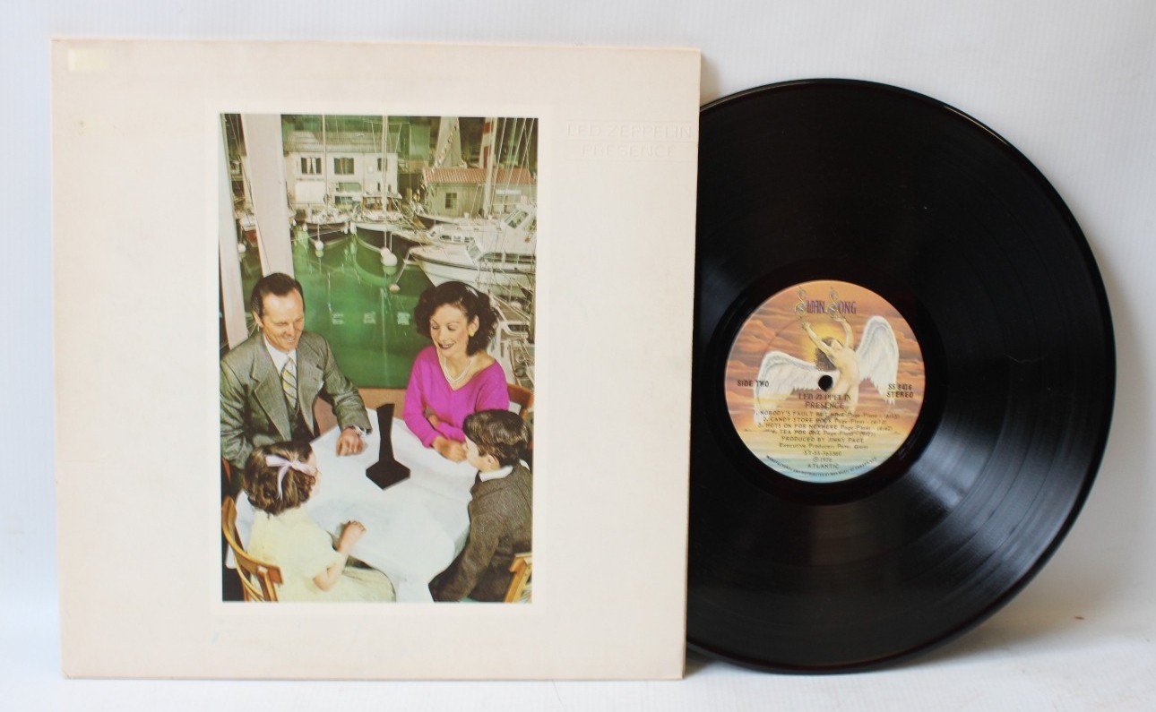 Led Zeppelin Presence 12 Vinyl Lp Swan Song Records 1976 Canada