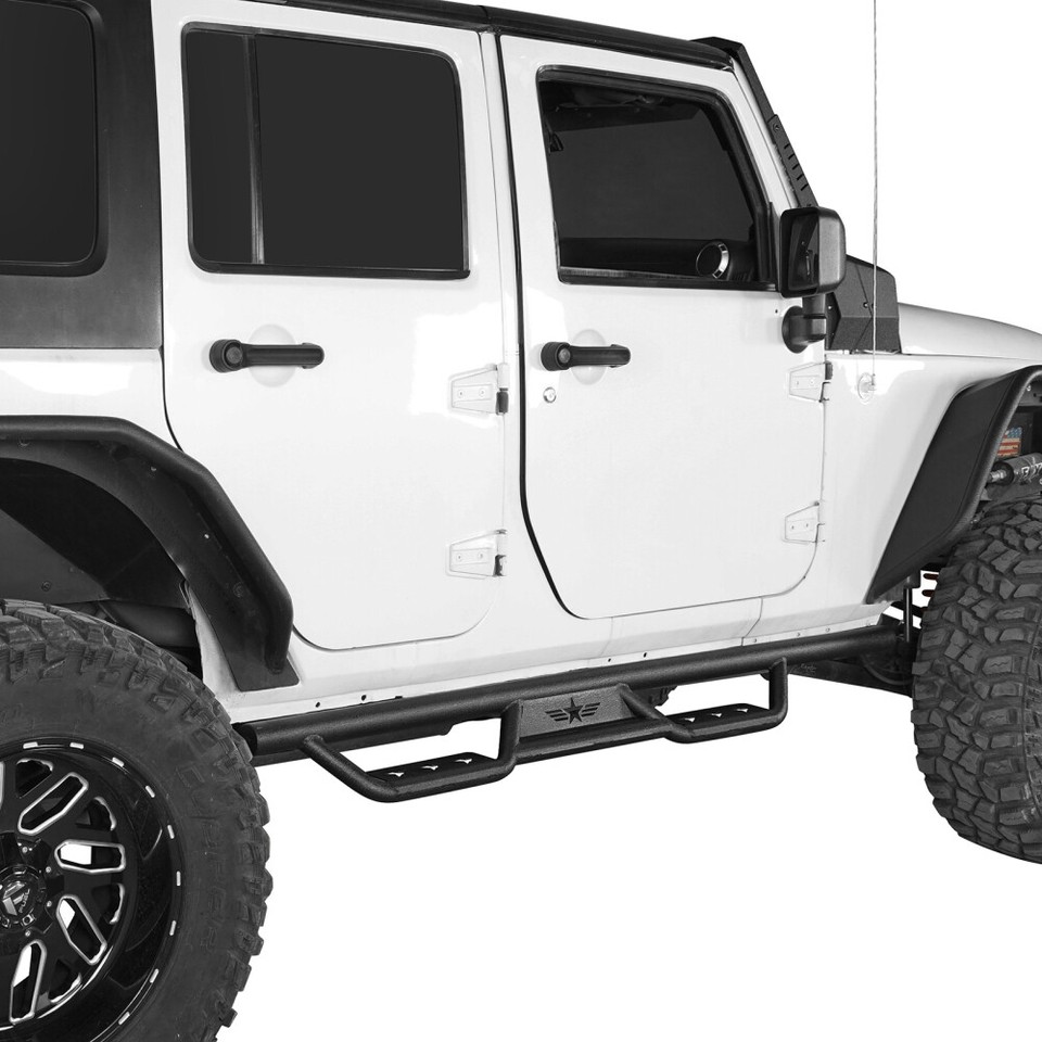 Tubular Nerf Bar Side Step Running Board Rock Sliders Rails Fit Jeep ...