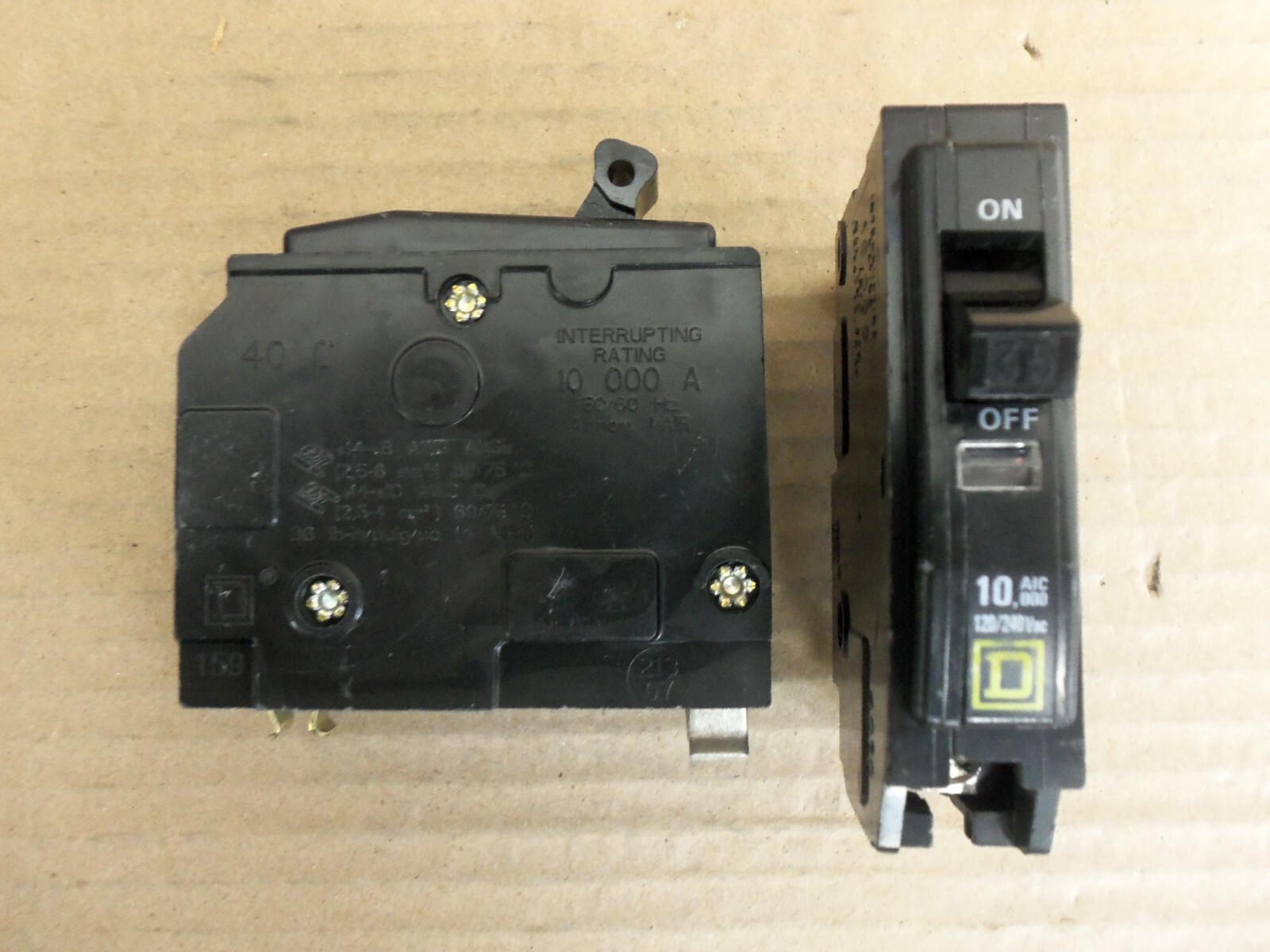 New No Box Square D QO QO135 1 pole 35 amp 120/240v 10ka Circuit ...