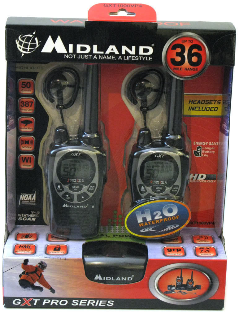 Midland GXT1000VP4 Two Way Radio for sale online | eBay