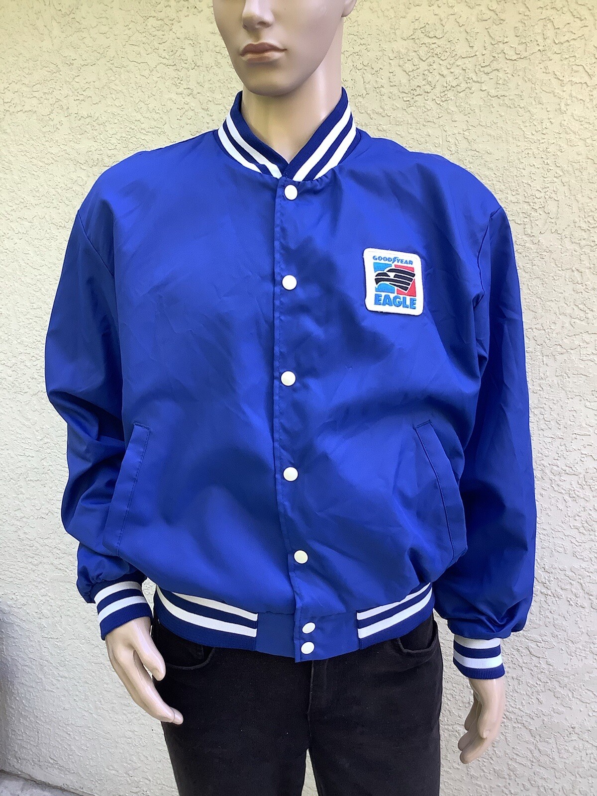 vintage SWINGSTER USA 🇺🇸 Made GOODYEAR EAGLE Bomber Work Racing Jacket ...