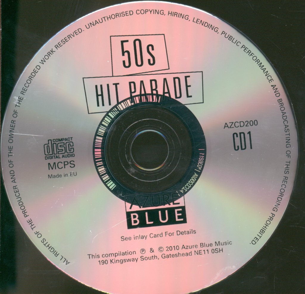 Various 50s Hit Parade 50 Top Ten Hits From The Fifties CD Id7512z for ...