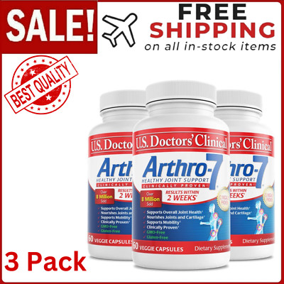 U.S. Doctors’ Clinical Arthro-7 Joint Supplement Original Formula W/ 7 ...