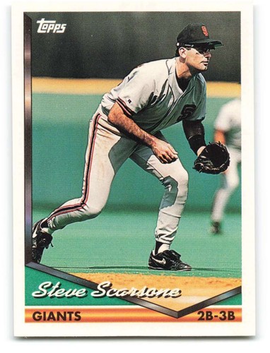 1994 Topps #729 Steve Scarsone NM-MT Giants | eBay