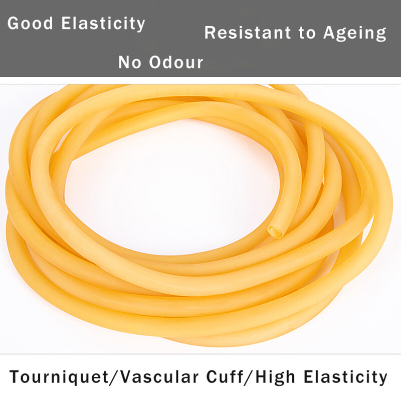 Natural Latex Rubber Tubing High Elasticity Rubber Hoses Tensile Bands ...
