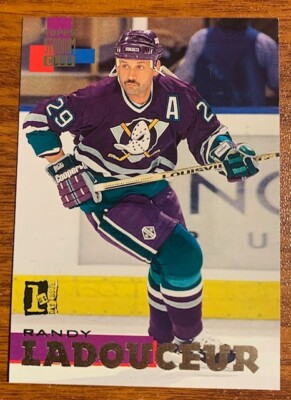 1994/95 Stadium Club 1st Day Issue #69 Randy Ladouceur Mighty Ducks of ...