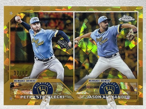 Peter Strzelecki /Jason Alexander 2023 Topps Chrome Gold Refractor RC ...