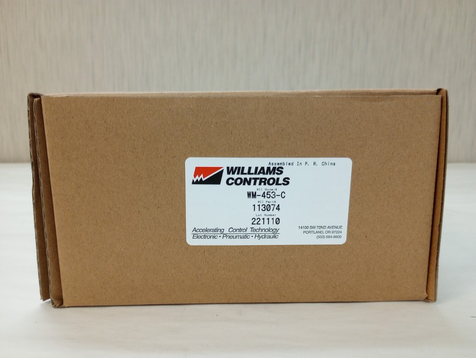 113074 / WM453C - PNEUMATIC THROTTLE PEDAL, WILLIAMS CONTROLS | eBay