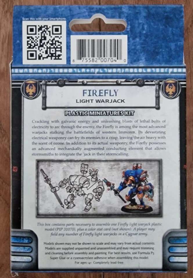 Warmachine Miniature Cygnar Firefly Light Warjack by Privateer Press | eBay
